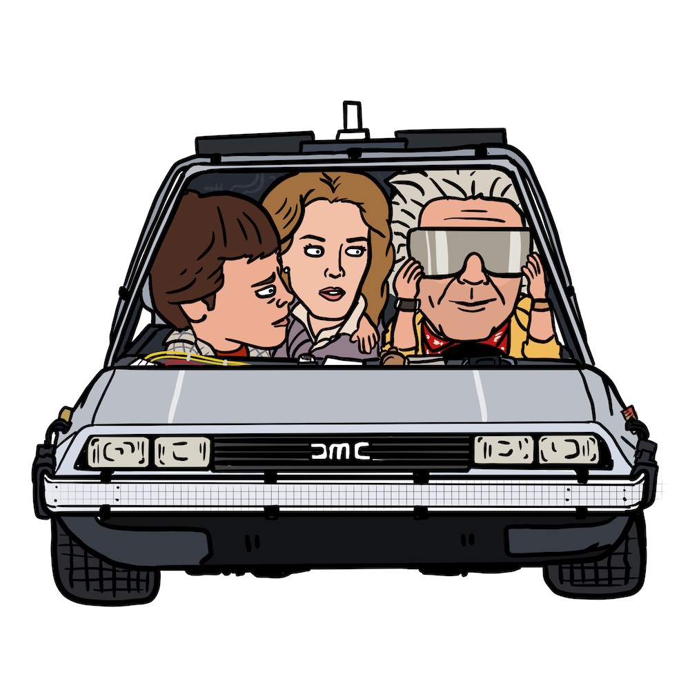 Doc, you better back up... – Action Hero Stickers Store