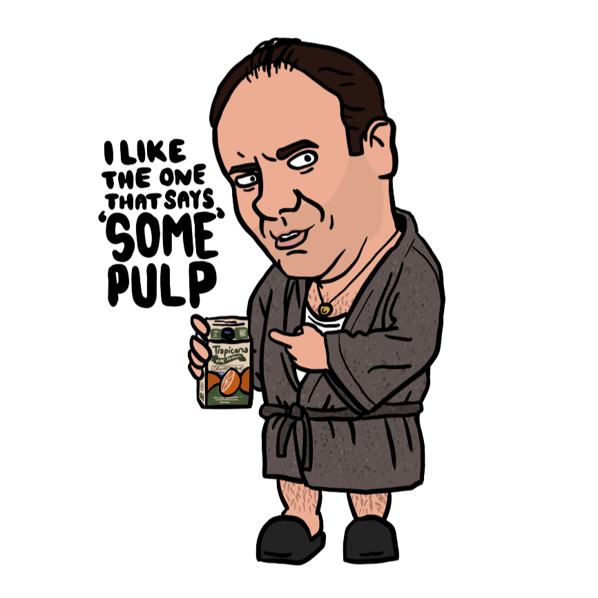 Tony and his OJ – Action Hero Stickers Store